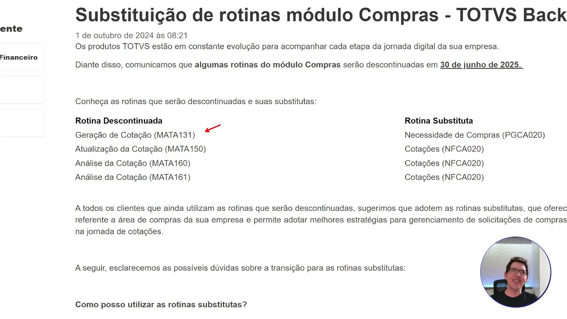 Aprenda o Novo Fluxo de Compras do TOTVS Protheus